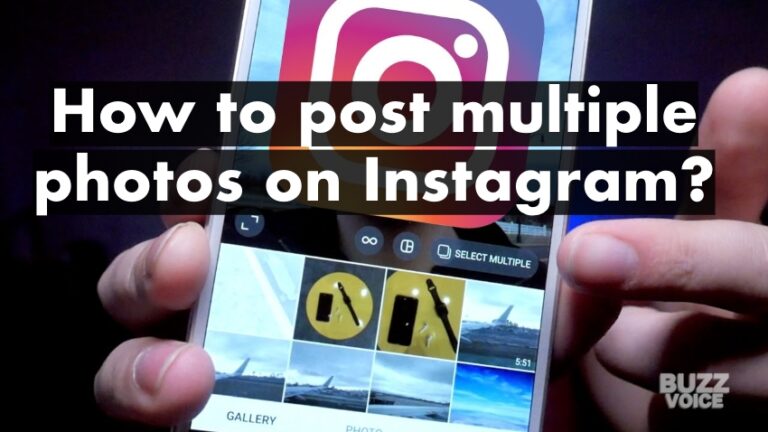 How to post multiple photos on Instagram?