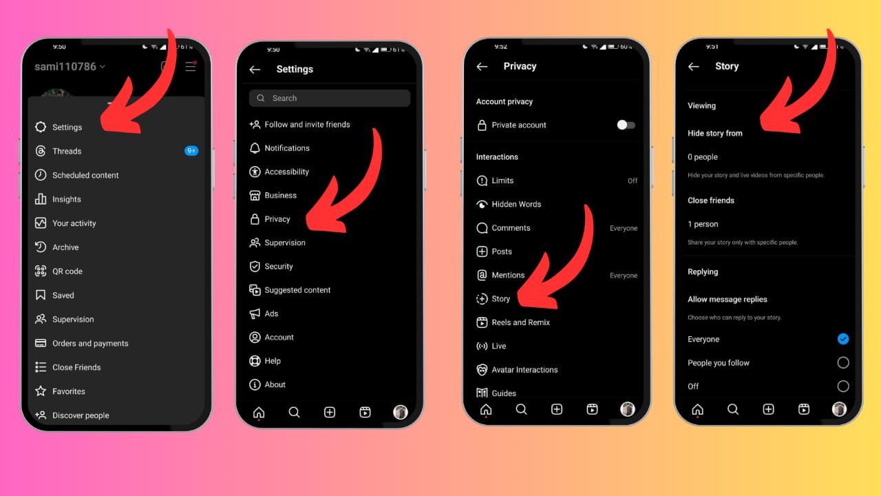 How to Hide Post or Story From Someone on Instagram