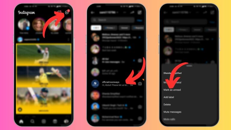 How to Mark Instagram Messages as Unread (2 Easy Steps)