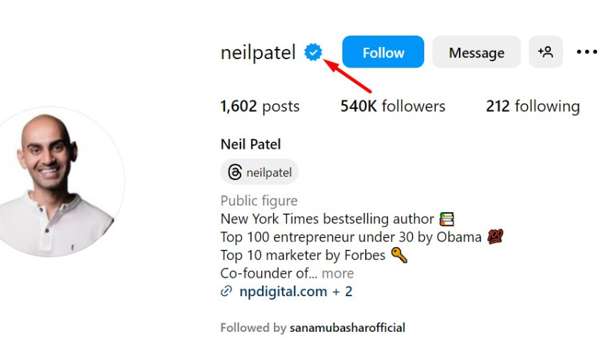 O que significa o "Blue Check" no Instagram?