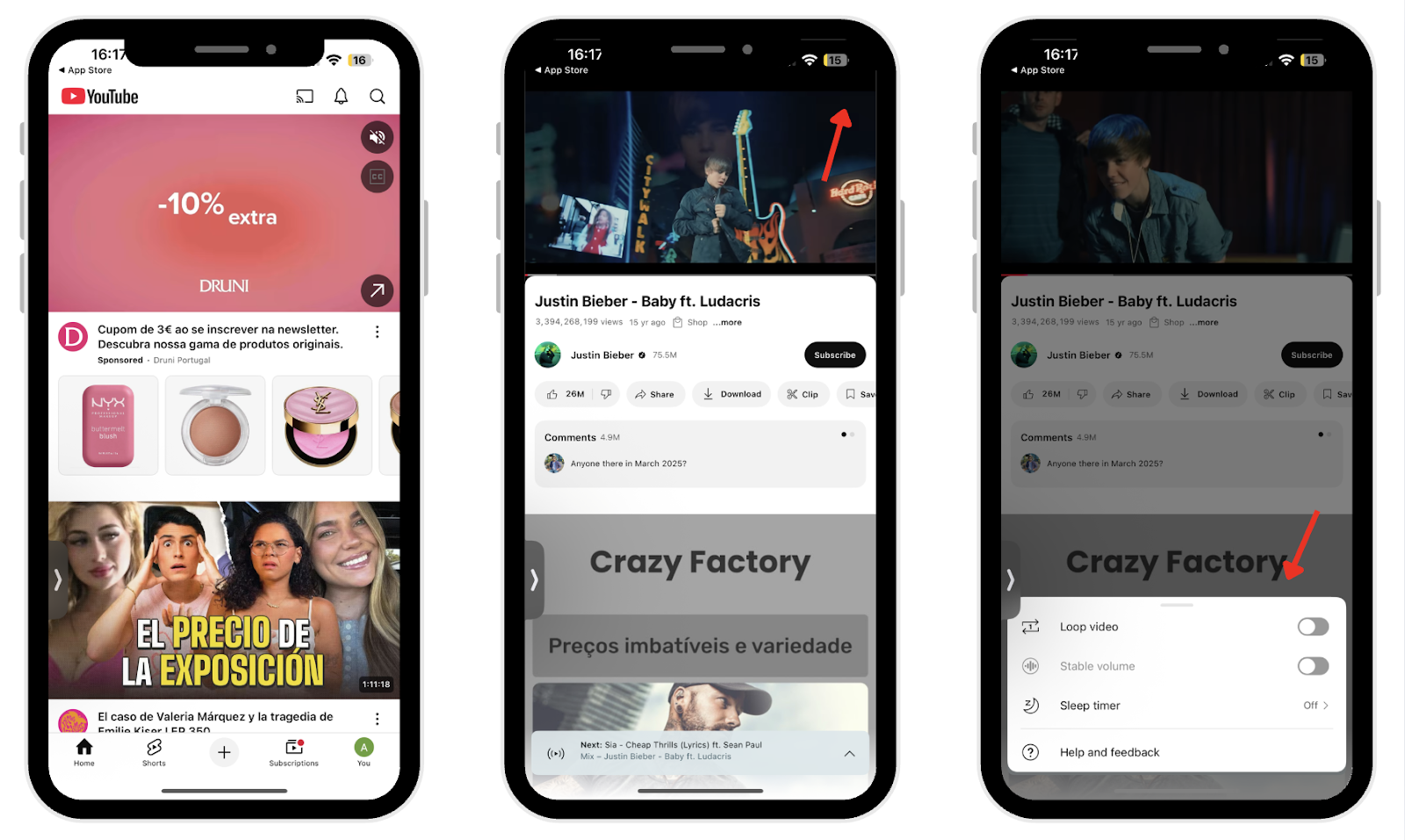 ¿Quieres poner en bucle un vídeo de YouTube? Utiliza este sencillo método integrado