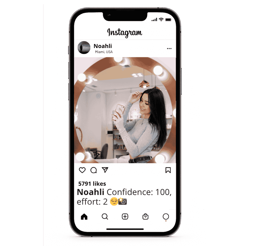 350+ Mirror Instagram Captions (24 Curated Lists)